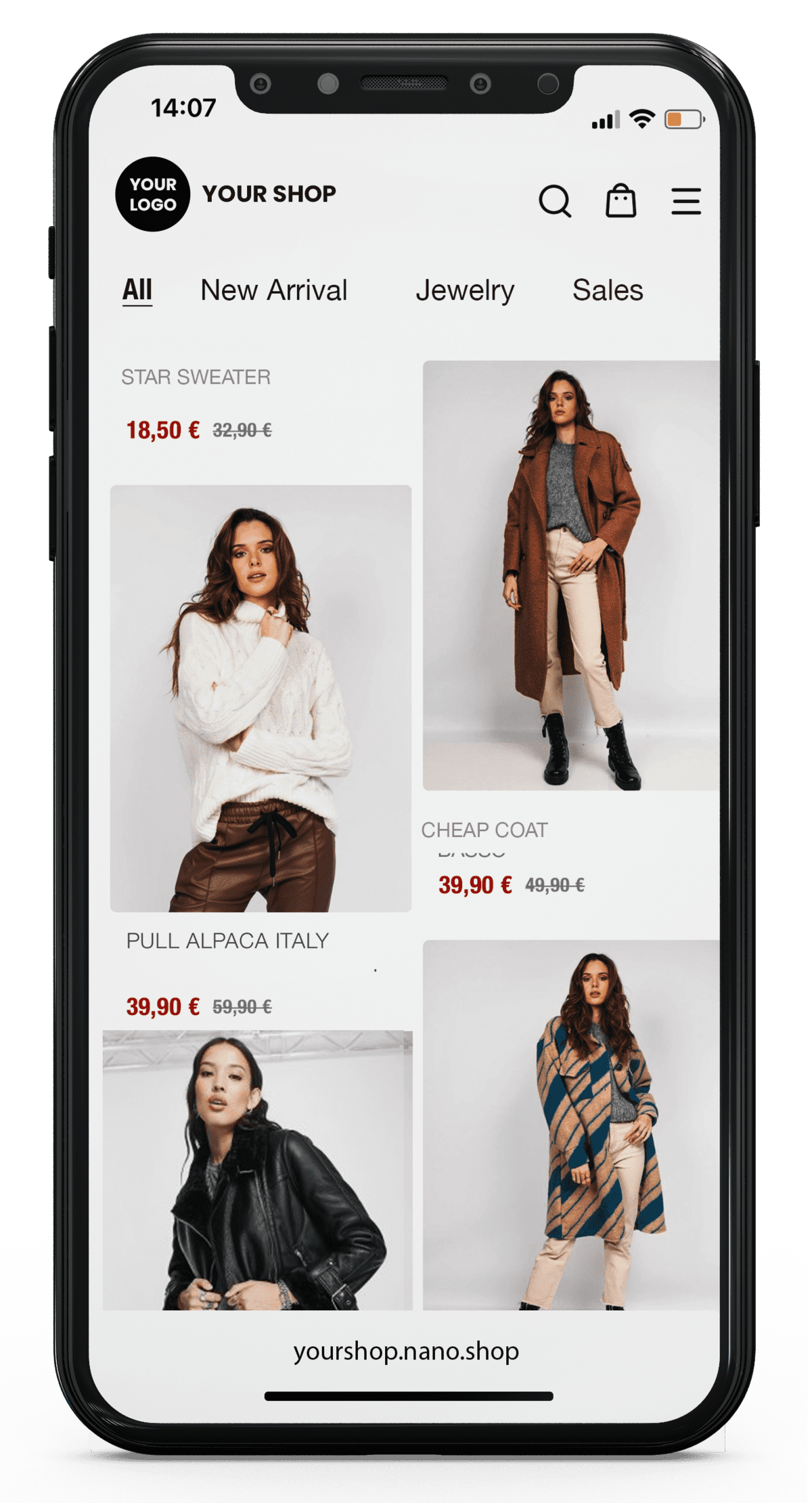 Nanoshop – La vente en ligne au creux de votre main